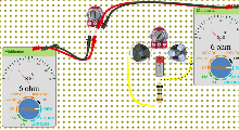 test potentiometer - Online Circuit Simulator | DCACLab