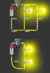 Series and Parallel Circuits - Online Circuit Simulator | DCACLab