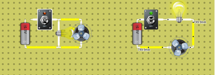MOTOR CIRCUITS - Online Circuit Simulator | DCACLab