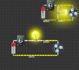 Motor Series and Parallel Circuit - Online Circuit Simulator | DCACLab