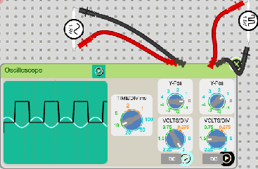 Oscilloscope test - Online Circuit Simulator | DCACLab