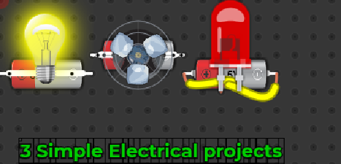 3 Simple Electrical Projects - Online Circuit Simulator | DCACLab