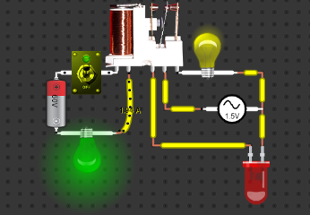 How to Relay Work? - Online Circuit Simulator | DCACLab