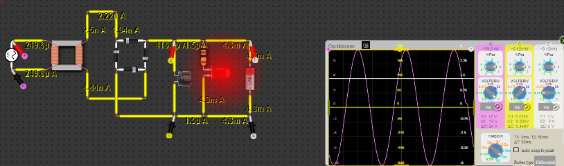 Charging Circuit - Online Circuit Simulator | DCACLab