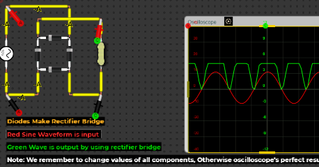 Full Wave Rectifier Circuit - Online Circuit Simulator | DCACLab
