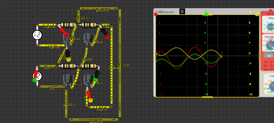 Phase Sequence Network - Online Circuit Simulator | DCACLab